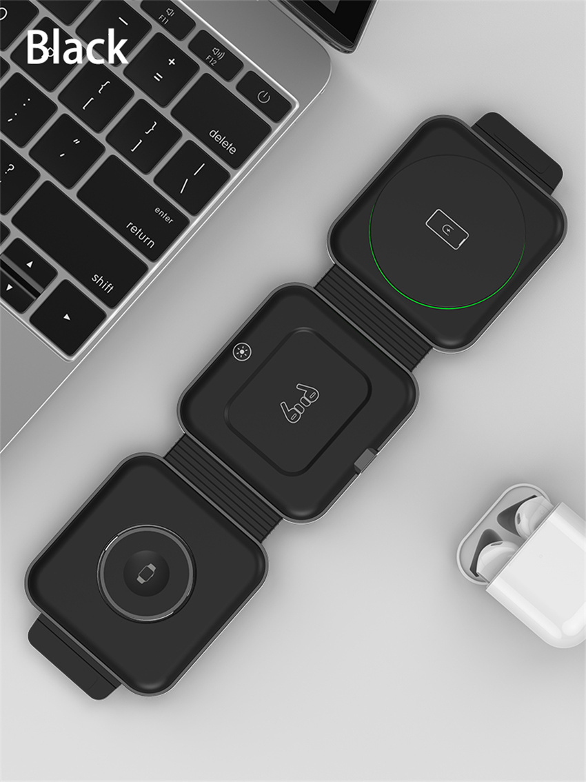 3-in-1 Magnetic Wireless Foldable Mobile Charger - Abra Mobility